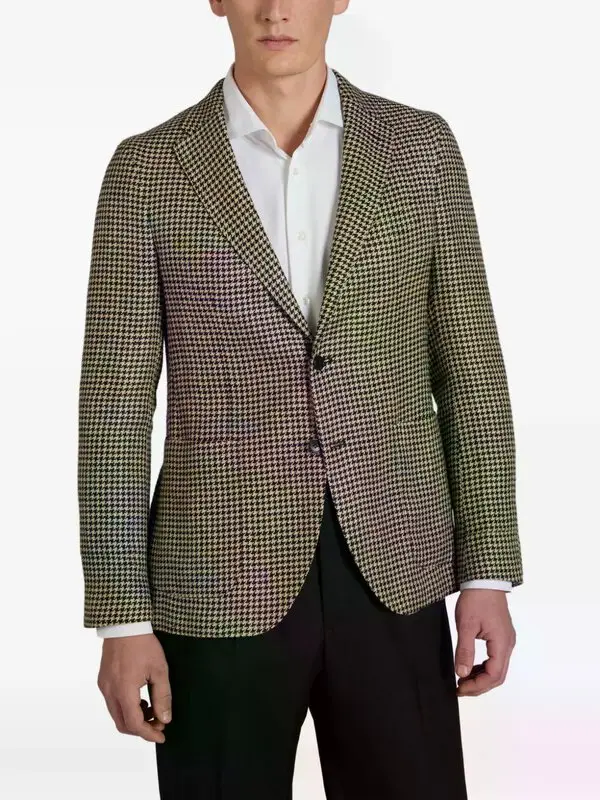 Incotex Houndstooth Blazer