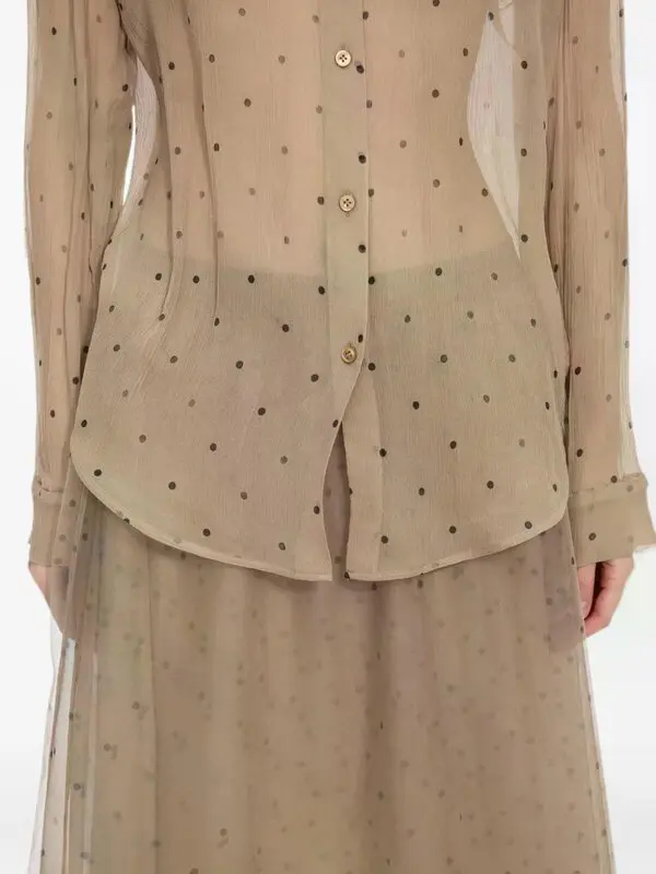 JNBY Polka Dot Shirt
