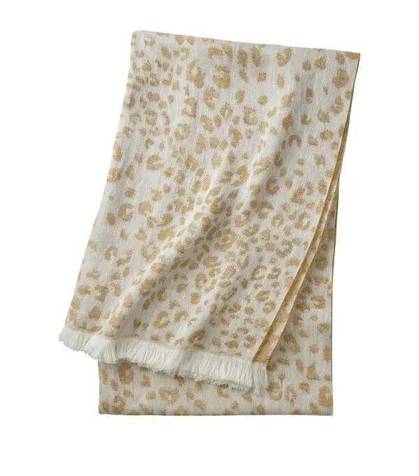 YVES DELORME Linen Fauve Throw - Neutral