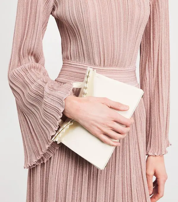 ANTONINO VALENTI Knit Metallic Flared Maxi Dress