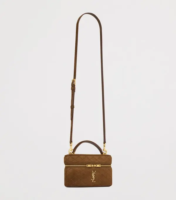 Saint Laurent Gaby Vanity Bag - Brown