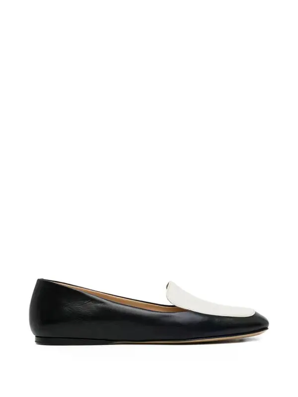 Gabriela Hearst Square Toe Leather Flats