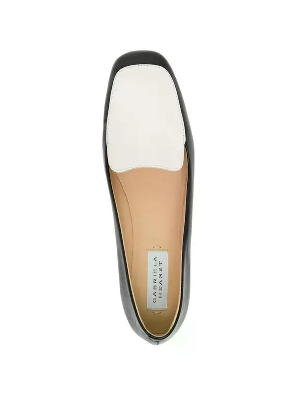 Gabriela Hearst Square Toe Leather Flats