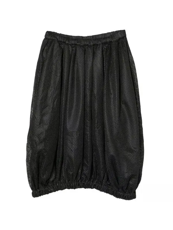 Comme Des Garçons Gathered Skirt - Black
