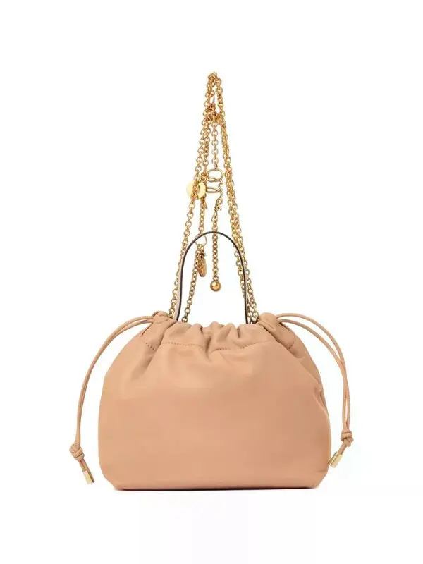 Chloé Chain Charm Bucket Bag - Neutrals