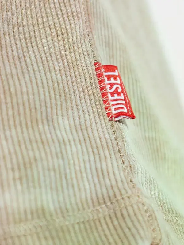 DIESEL® T-gary Tie Detail T-shirt - Neutrals