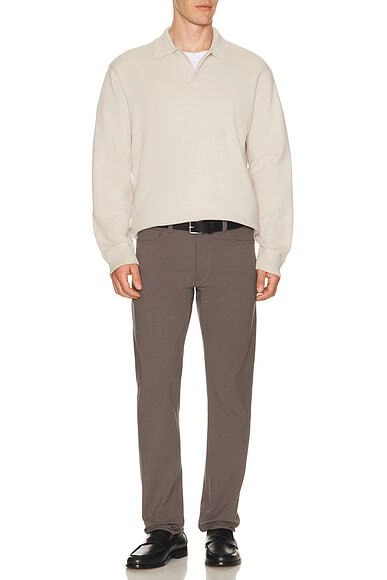 Theory Jonny Collar Pop Over Sweater - Silver Cloud