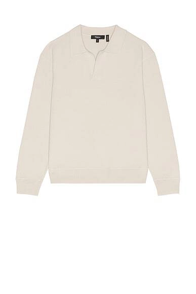 Theory Jonny Collar Pop Over Sweater - Silver Cloud