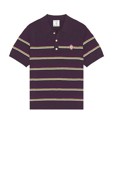 Casablanca Stripe Polo Shirt - Multi