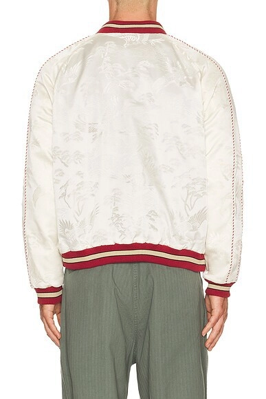BEAMS Reversible Oriental Bomber Jacket