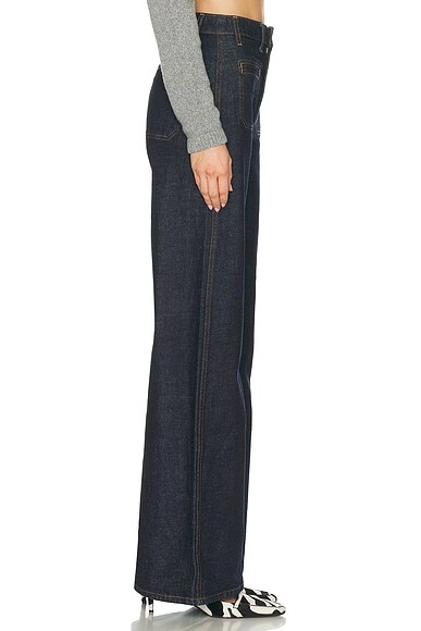 Khaite Delmonico Wide Leg Jeans