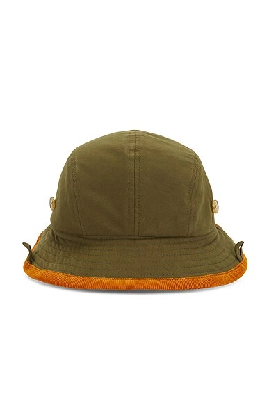 Marni Side Flap Cap - Olive