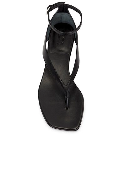 Loulou De Saison Zio Mini Wedge Sandal - Black