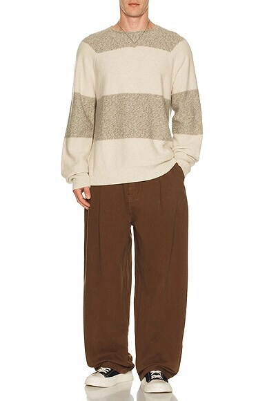 Guest In Residence Striped Wool-cashmere Rollneck Sweater