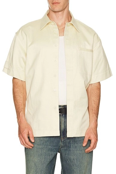 Helmut Lang Short Sleeve Loop Tape Shirt - E02