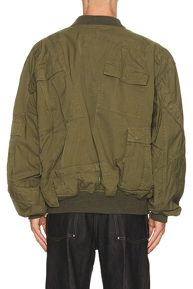 Junya Watanabe X Needles Oxford Bomber Jacket