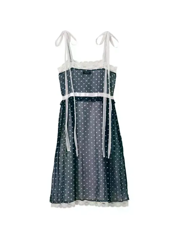 Marc Jacobs Ribbon Lace Chiffon Dress
