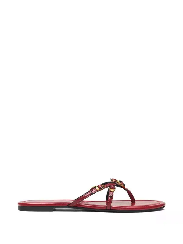 Marc Jacobs The Kiki Leather Sandals - Red