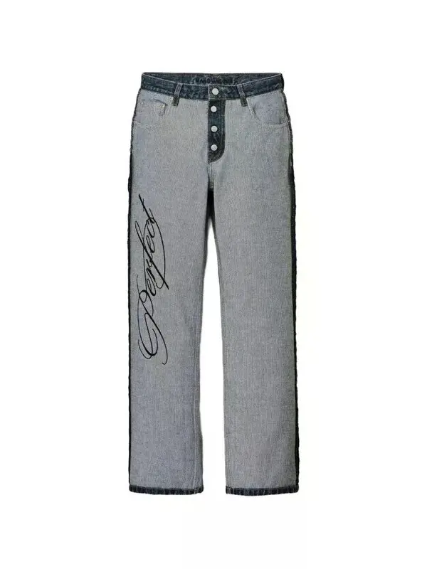 Marc Jacobs Perfect Imperfect Stripe Jeans - Grey