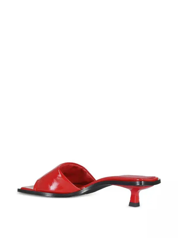 ALOHAS Square Toe Slip On Sandals