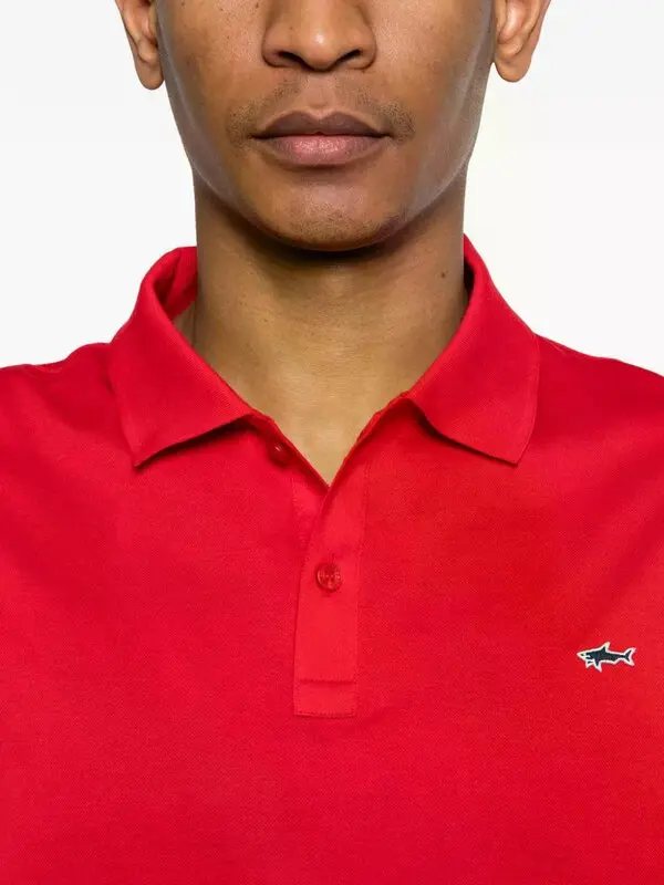 Paul & Shark Short-sleeve Logo-detail Polo Shirt