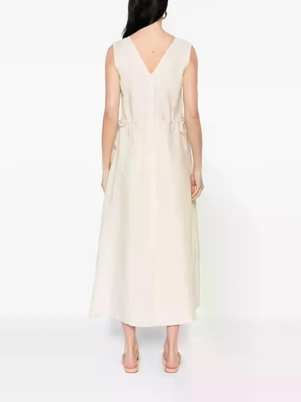 Peserico V-neck Midi Dress