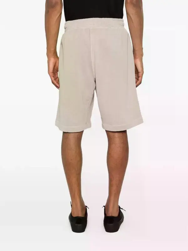 C.P. COMPANY Logo Detail Track Shorts - Neutrals