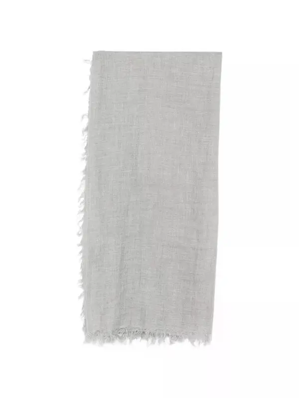 Faliero Sarti Enrica/m Frayed Scarf - Grey