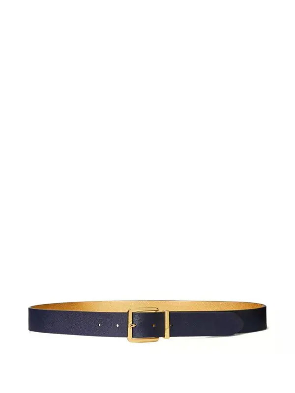 Ralph Lauren Reversible Belt With Buckle Fastening - Blue