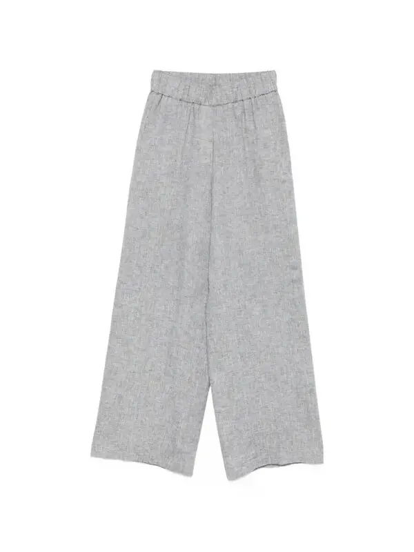 Peserico Elasticated Waistband Trousers - Grey