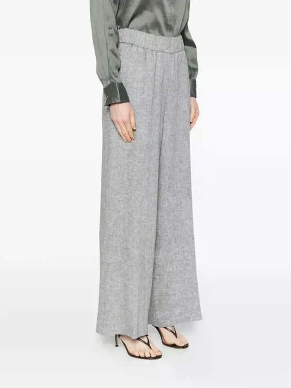 Peserico Elasticated Waistband Trousers - Grey