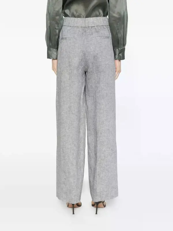 Peserico Elasticated Waistband Trousers - Grey