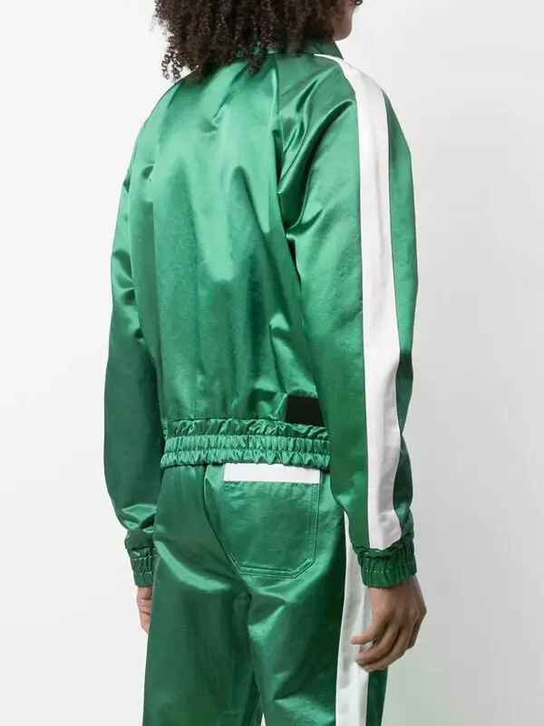 Amiri Satin Zipped Track Jacket