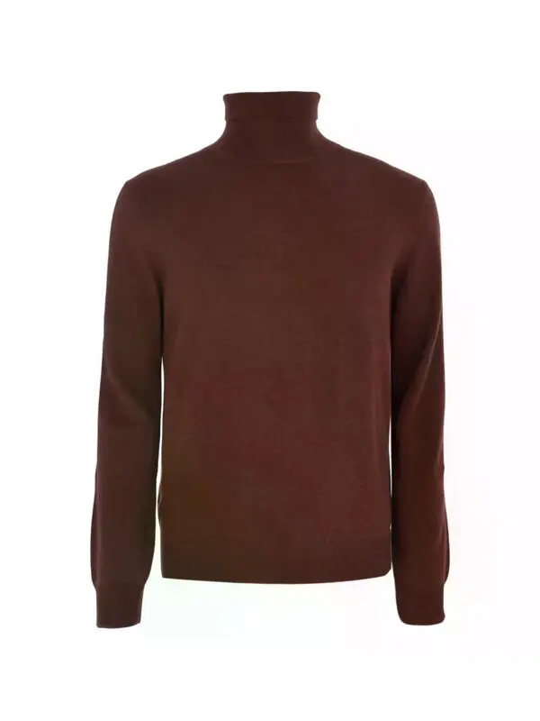 Corneliani Wool Turtleneck - Brown