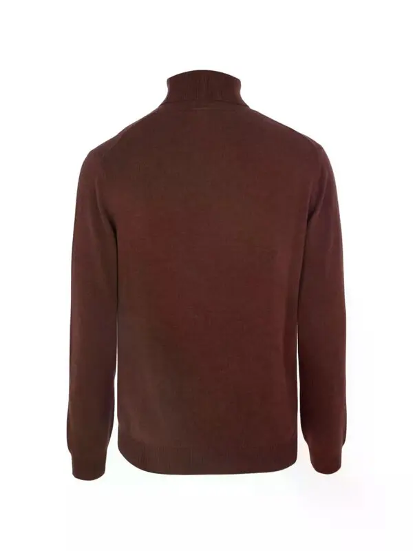 Corneliani Wool Turtleneck - Brown