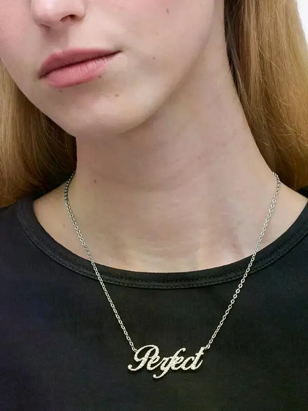 Marc Jacobs Perfect Imperfect Necklace With Crystal Embellishment
