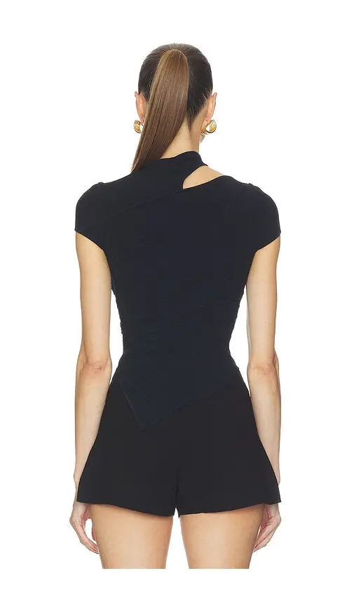 Cult Gaia Nessi Top - Black