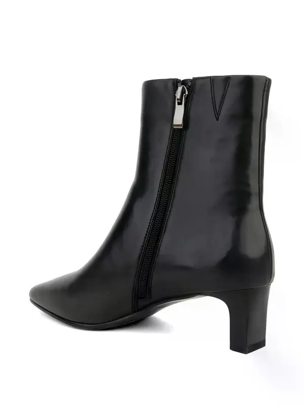 LINDA BAUMANN Mid Heel Ankle Boots - Black
