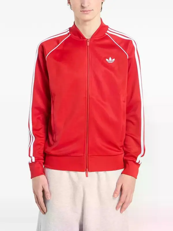 Adidas Sst Zipped Sweater - Red