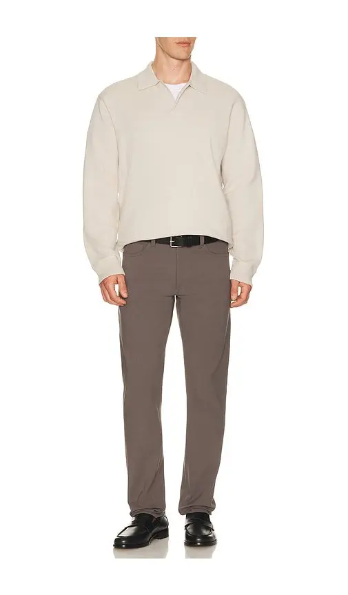 Theory Jonny Collar Pop Over Sweater - Grey