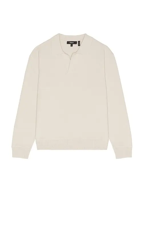 Theory Jonny Collar Pop Over Sweater - Grey