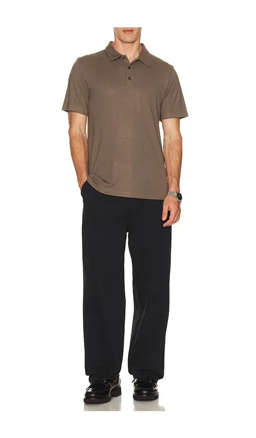 Theory Bron Polo In Anemone Milano In . Also - Brown