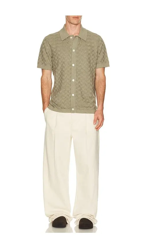 Paige Mendez Sweater Shirt In . Also - Olive