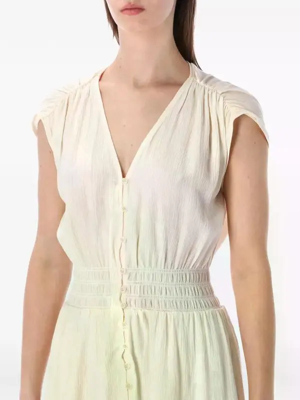 SESSUN Galiane Smocked Midi Dress