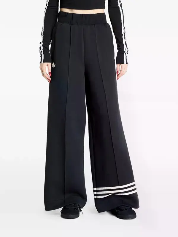 Adidas Neuclassics Adicolor Wide Leg Track Pants - Black