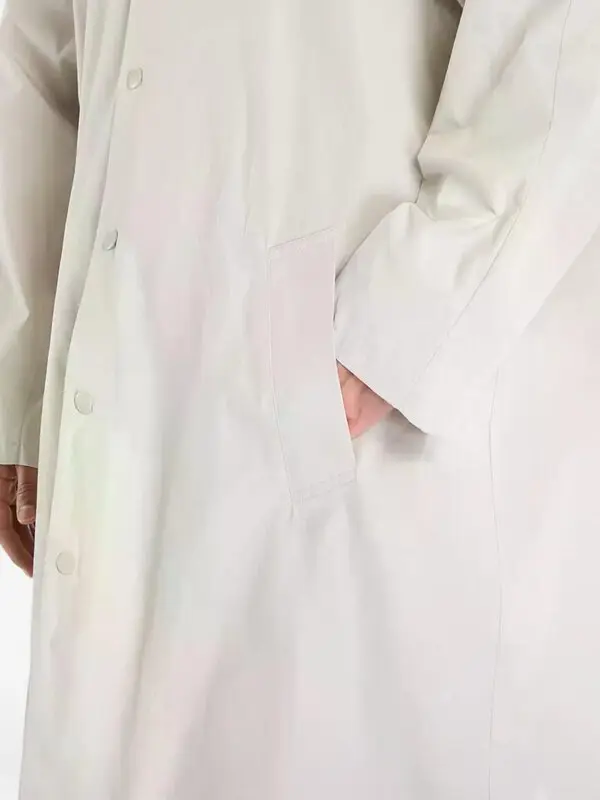 A.p.c. Kim Single-breasted Hooded Parka - Neutrals