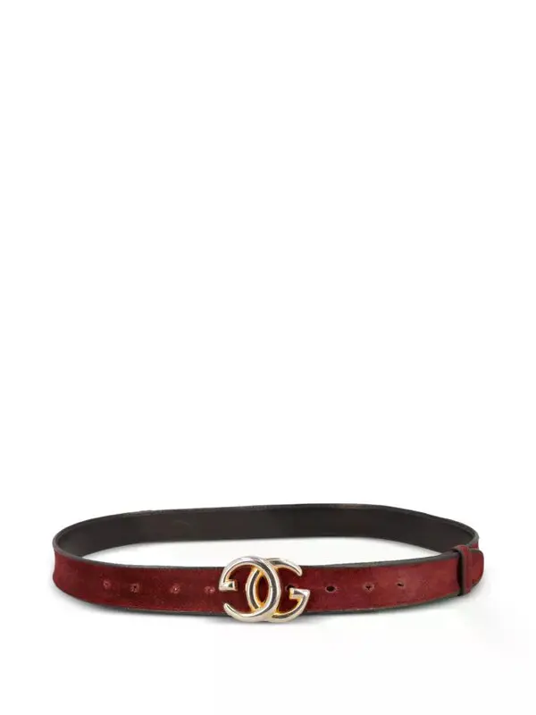 Gucci Logo-buckle Belt - Red