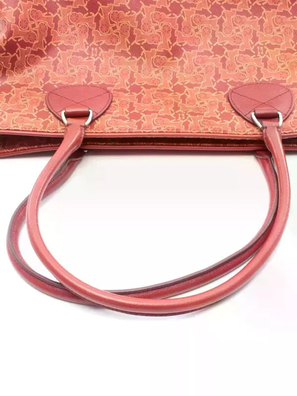 Celine 20th Century Coated Canvas Sulky Tote Bag