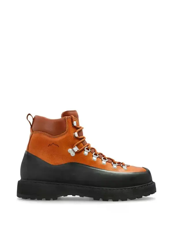 Diemme Roccia Leather High Top Lace Up Boots - Neutrals