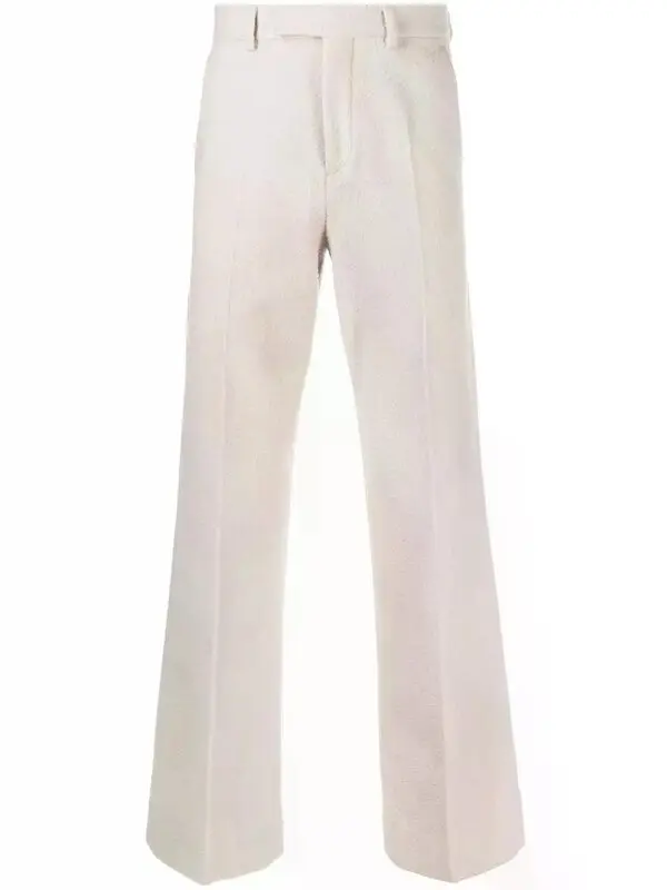 Amiri Tailored Wide-leg Wool-blend Trousers